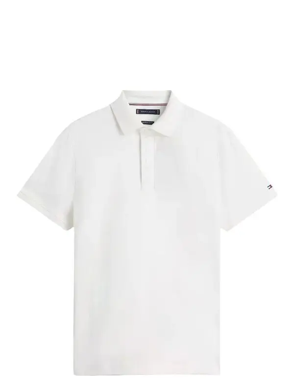 Tommy Hilfiger Piqué Polo Shirt - White