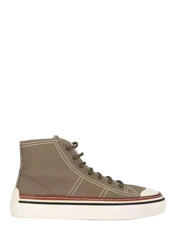 TOD'S Gomma Pebble Detail High-top Sneakers - Green