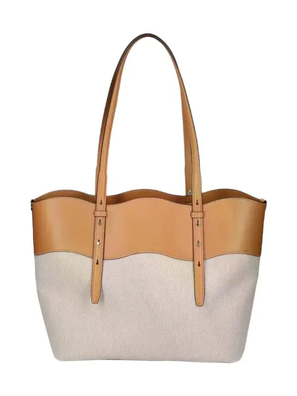 Kate Spade New York Leather-panel Shoulder Bag - Neutrals