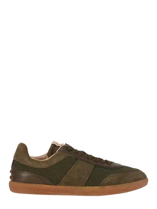 TOD'S Panelled Sneakers - Green