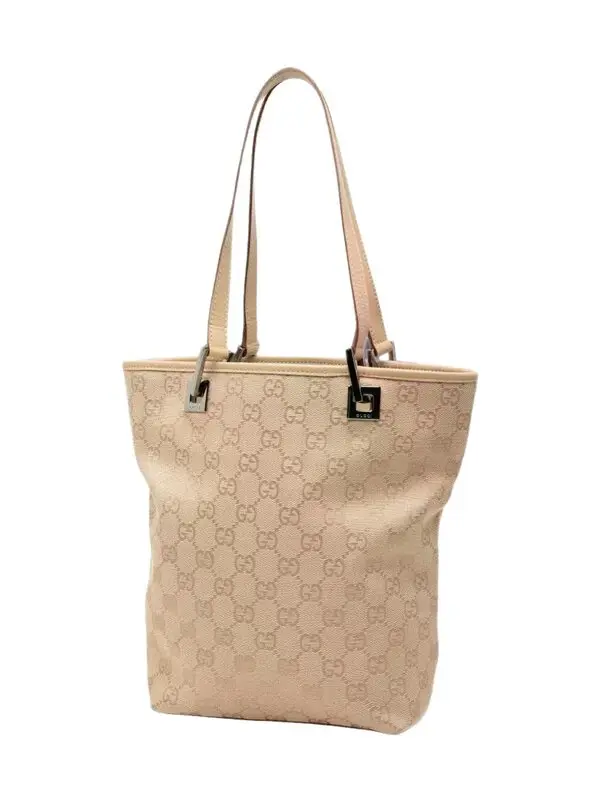 Gucci Gg Canvas Shoulder Bag - Neutrals