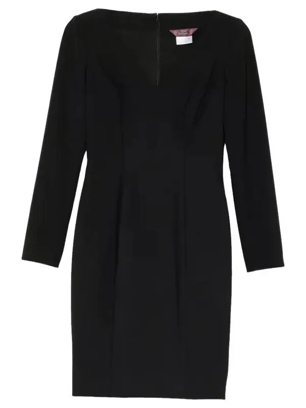 John Galliano 1997 Tailored Midi Dress - Black