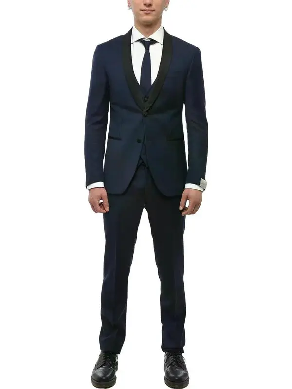 Corneliani Shawl-lapel Suit - Blue