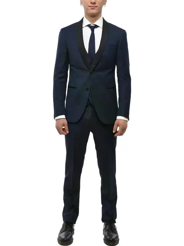 Corneliani Shawl-lapel Suit - Blue