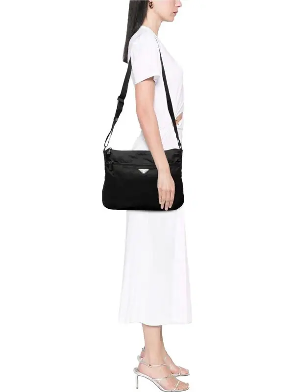 Prada Tessuto Crossbody Bag - Black