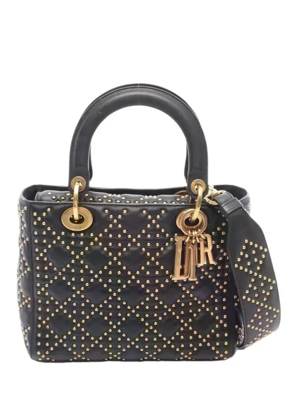 Dior Lady Tote Bag - Black