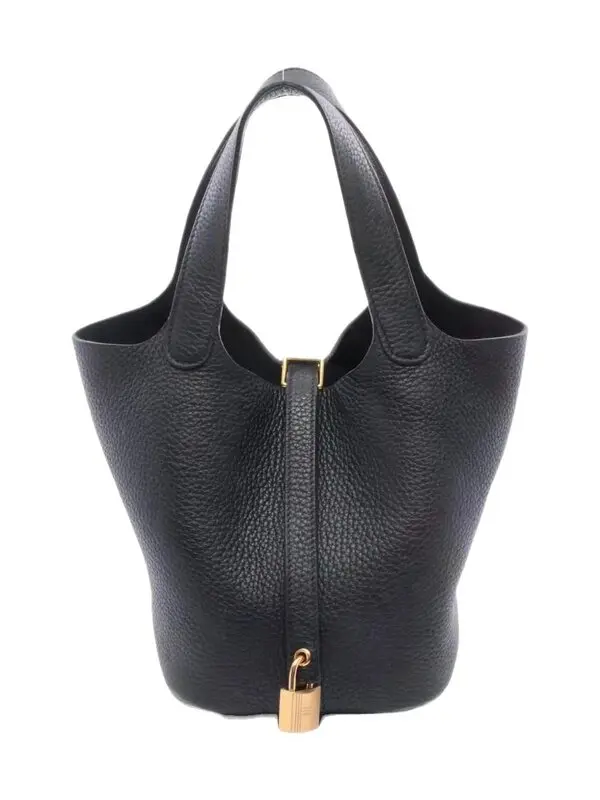Hermès Picotan Lock Tote Bag - Black