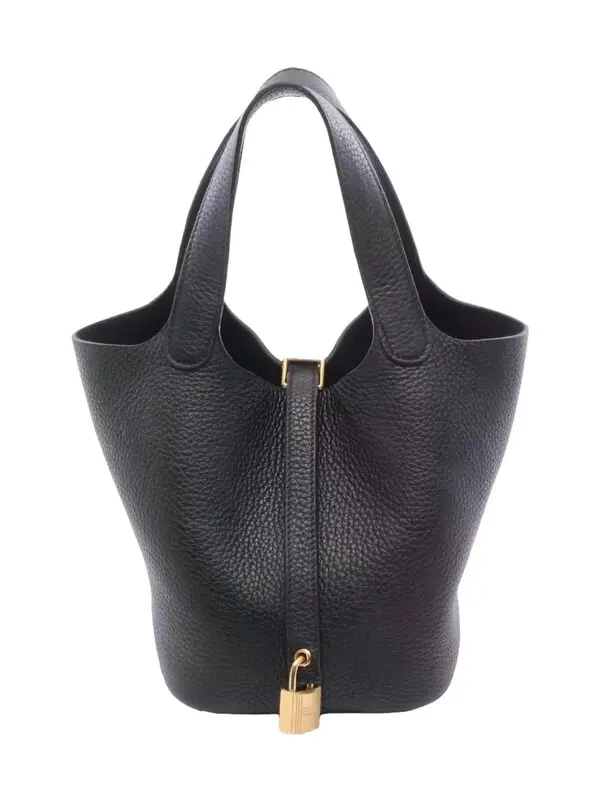 Hermès Picotan Lock Tote Bag - Black