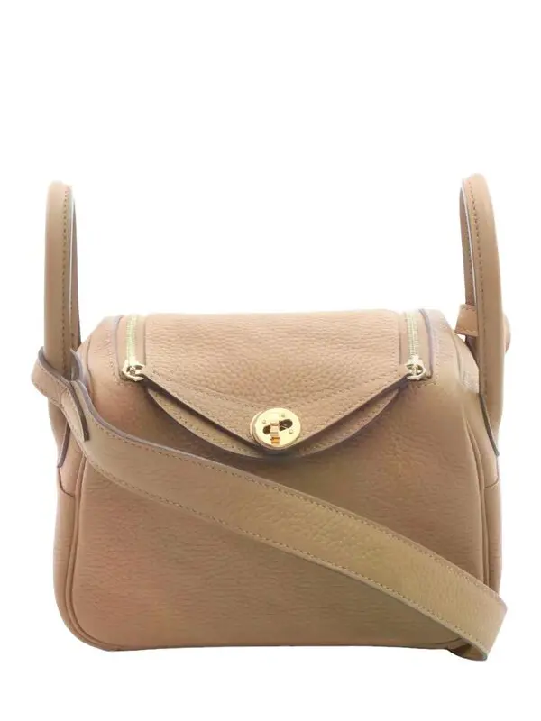 Hermès 2021 Mini Lindy Tote Bag - Brown