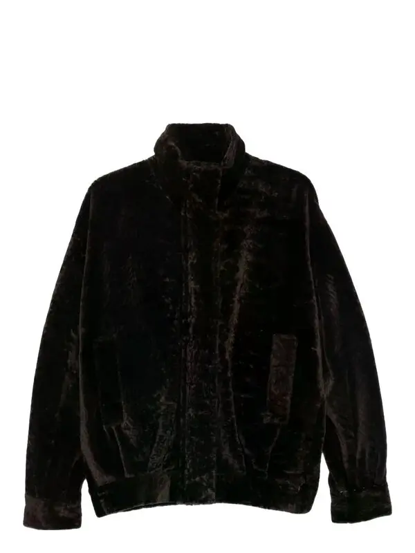 ARMA Paula High-neck Shearling Jacket - Brown