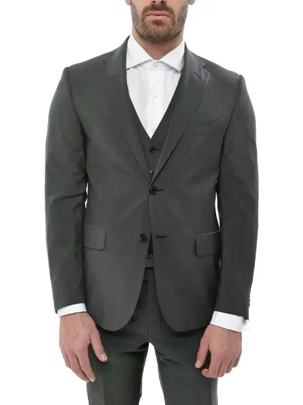 Corneliani Single-breasted Mohair-blend Suit - Grey