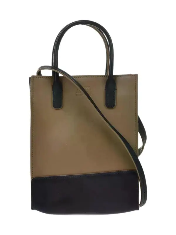 Il Bisonte Mini Leather Tote Bag - Brown
