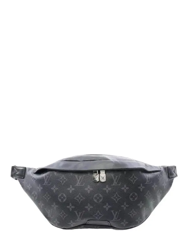 LOUIS VUITTON Monogram Eclipse Discovery Belt Bag - Black