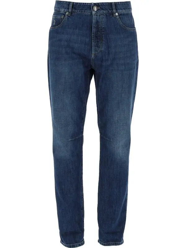 Brunello Cucinelli Cinque Tasche Jeans - Blue