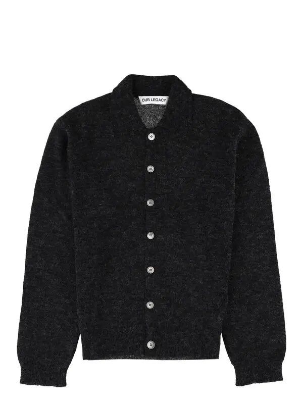 Our Legacy Polo Da Sera In Alpaca - Grey
