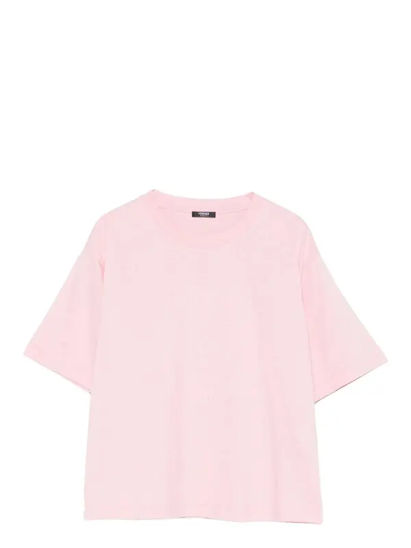 Versace Medusa Motif Cotton T-shirt - Rosa