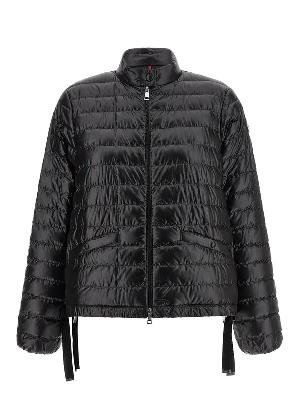 Moncler Longline Quilted Puffer Coat - Nero