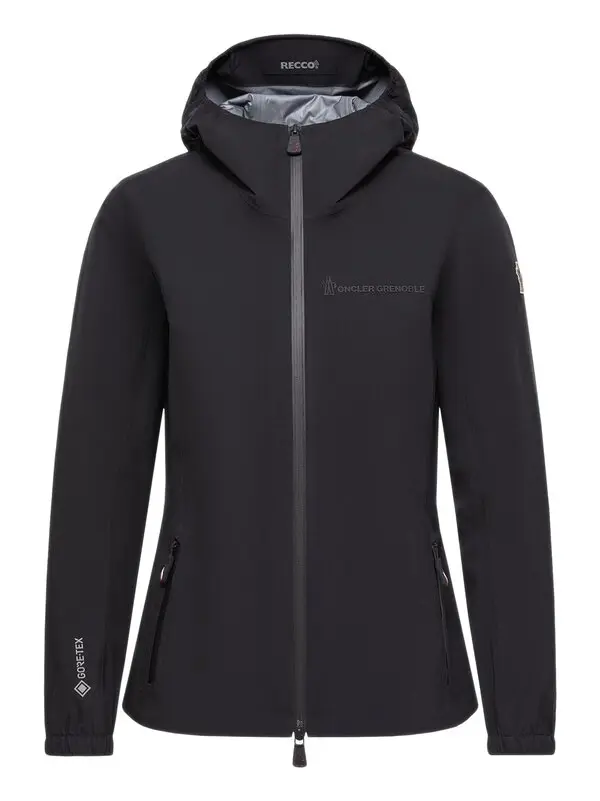 Moncler Hooded Jacket With Recco® Reflector - Nero