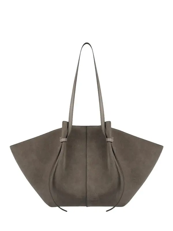 Yuzefi Mochi Leather Shoulder Bag - Beige