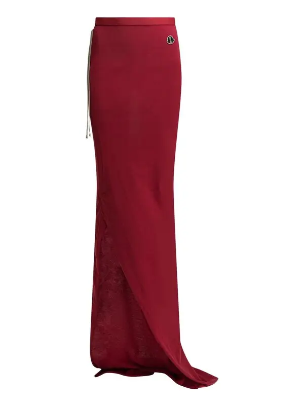 Moncler Drawstring Mini Skirt - Rosso