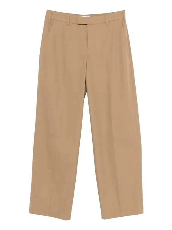 PT TORINO Cotton Trousers - Marrone