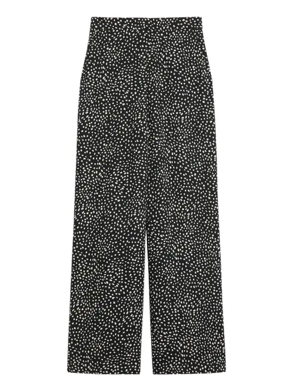 Max Mara Wide-leg Trousers - Nero