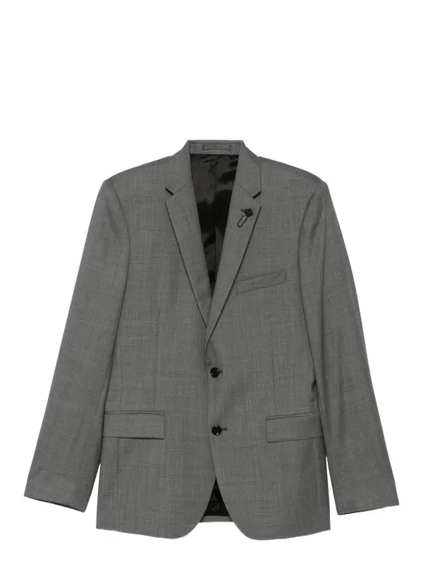 LARDINI Single-breasted Virgin Wool Suit For - Grigio