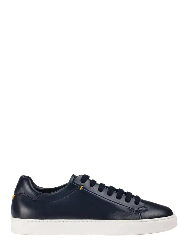 DOUCAL'S Leather Sneaker - Blu