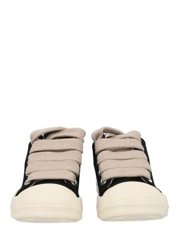 Rick Owens Cotton Sneakers - Black