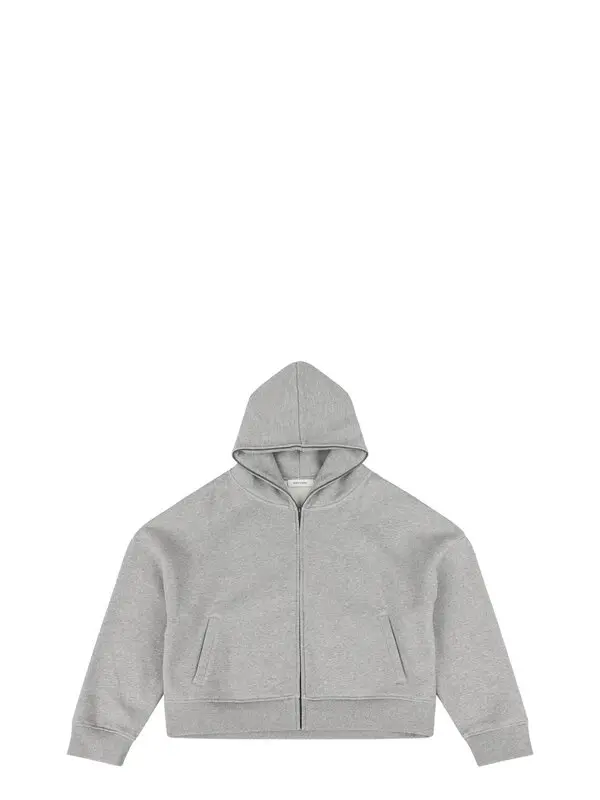 ENTIRE STUDIOS Zip-up Hooded Sweatshirt With Front Pockets - Grigio