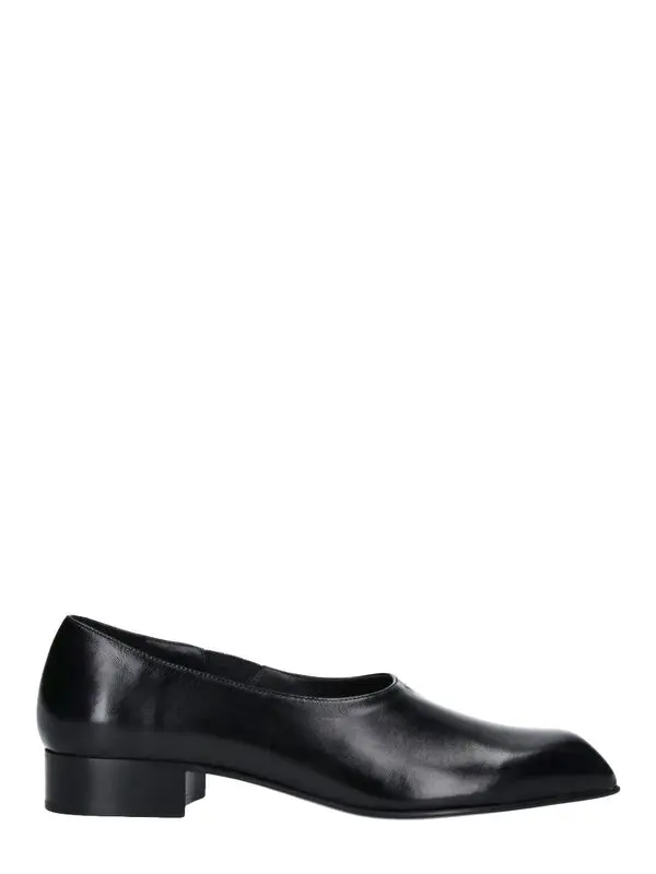 Khaite Chlorofiber Flat Shoes - Black