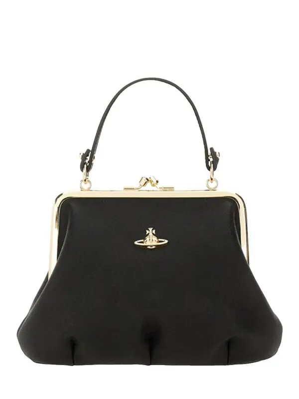 VIVIENNE WESTWOOD Mini Granny Frame Handbag - Black