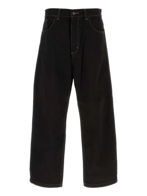 Carhartt Work In Progress Brandon Logo-patch Jeans - Black