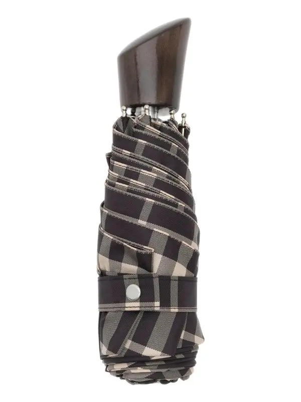 Burberry Check Mini Folding Umbrella, 59cm Length - Nero