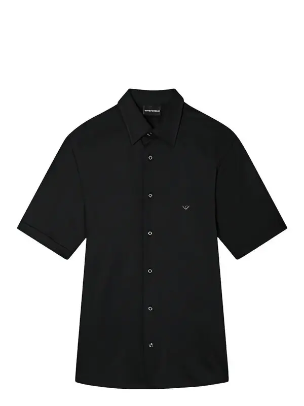 Emporio Armani Cotton Shirt - Black