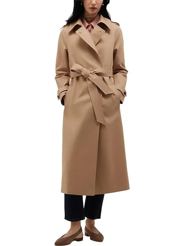 HOBBS LONDON Tailored Trench Coat - Tan