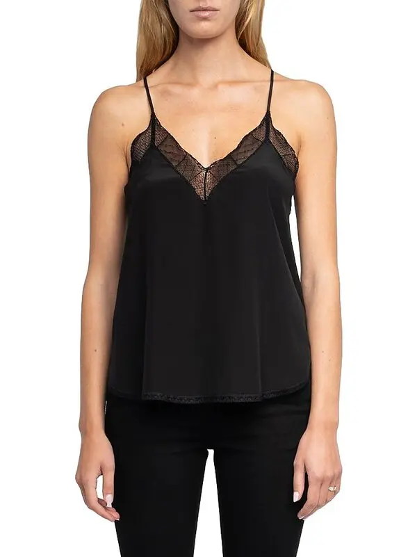 Zadig&Voltaire Christy Silk Camisole - Black