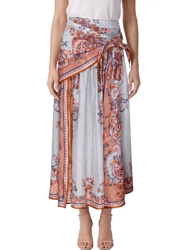 Zimmermann Wrap Skirt - Blue