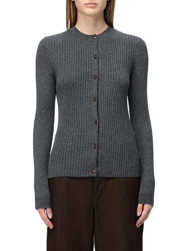 Burberry Ribbed Cardigan - Grey