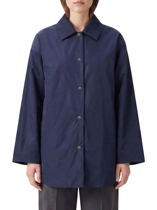 Max Mara Reversible Water-repellent Padded Trench Coat - Blue