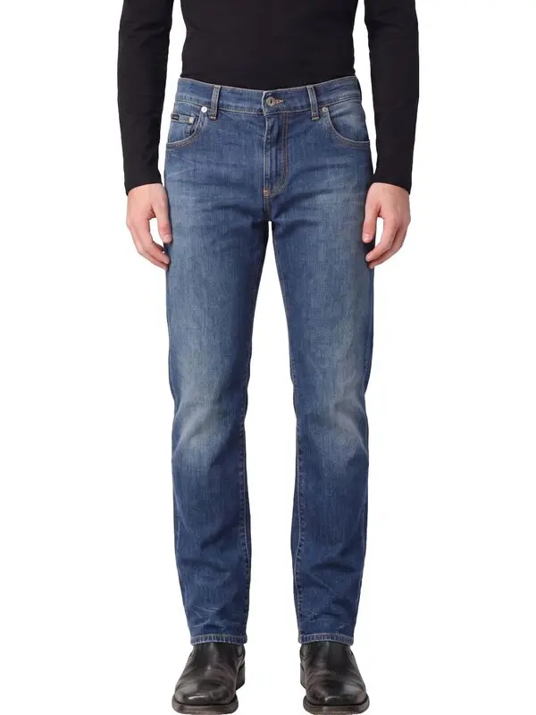 Dolce & Gabbana Mid-rise Slim Fit Stretch Denim Jeans - Blue