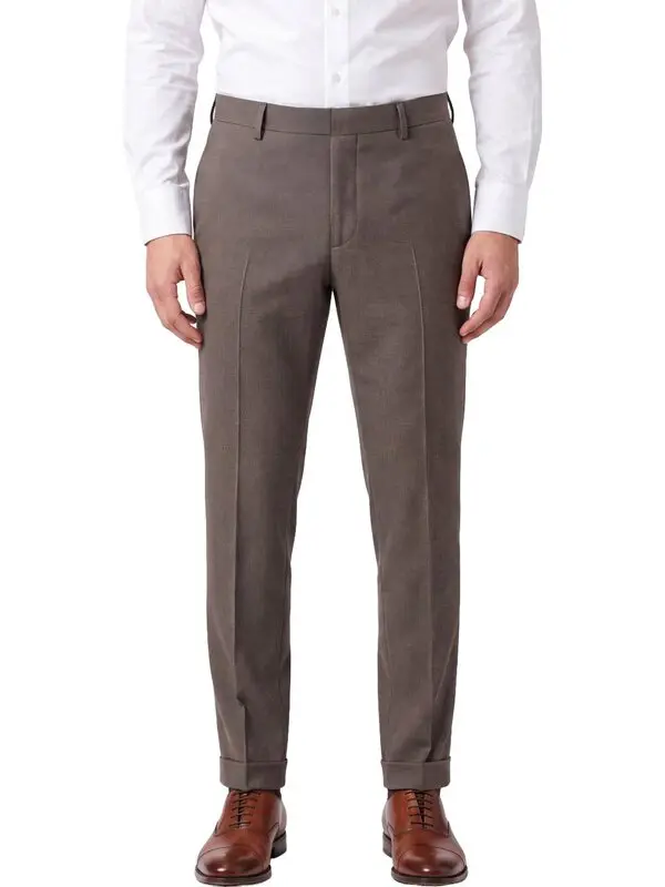 DONDUP Gaubert Slim Fit Stretch Cotton Chino Trousers - Brown
