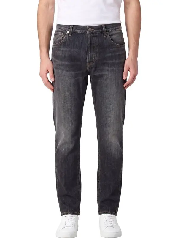DONDUP Mid-rise Straight-leg Cotton Denim Jeans - Black