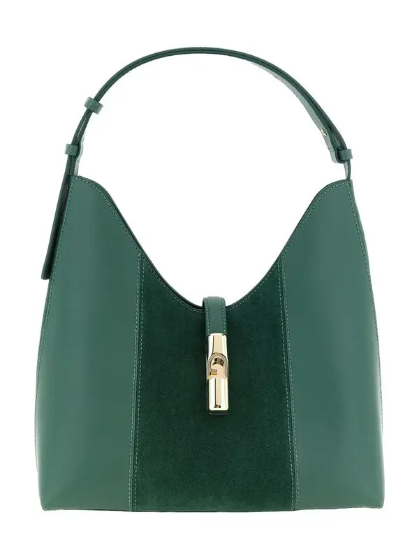Furla Goccia Flared Shoulder Bag - Green
