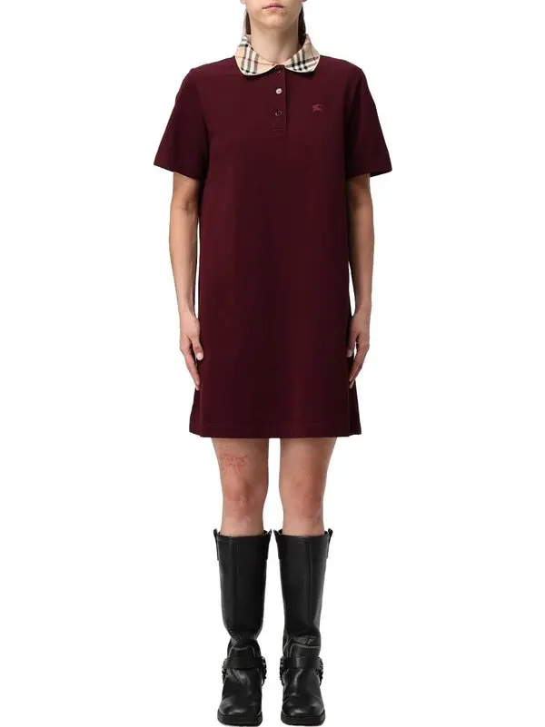 Burberry Polo Dress - Red