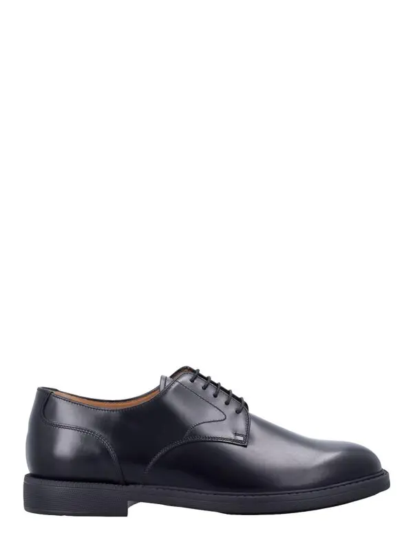 Church's Walker Derby Shoes In Smooth Calf Leather - Black