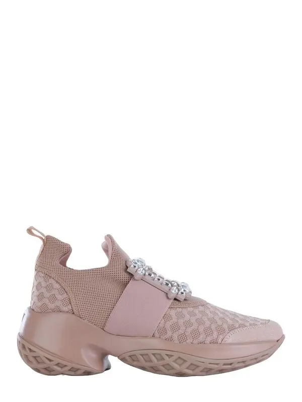 ROGER VIVIER Embellished Sneakers - Beige