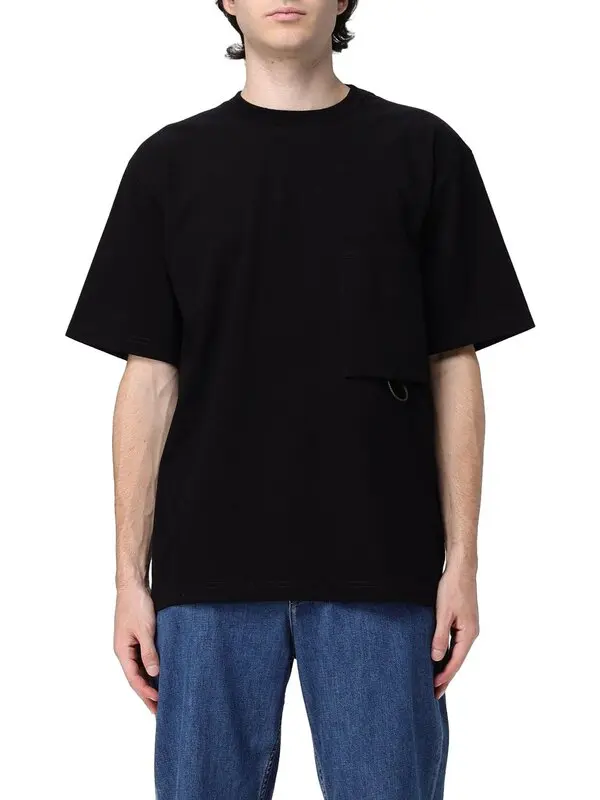 Bottega Veneta Drop-shoulder Cotton Crewneck T-shirt - Black