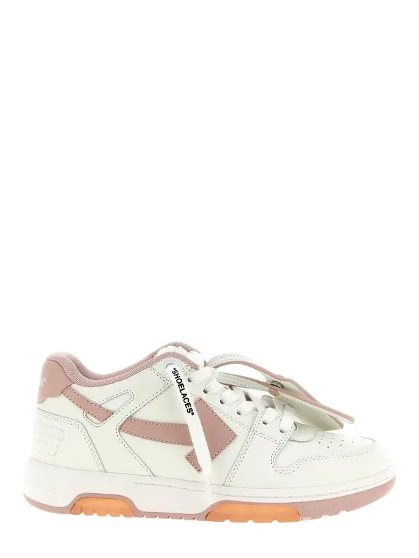Off-White Out Of Office Low-top Leather Sneakers - Pink