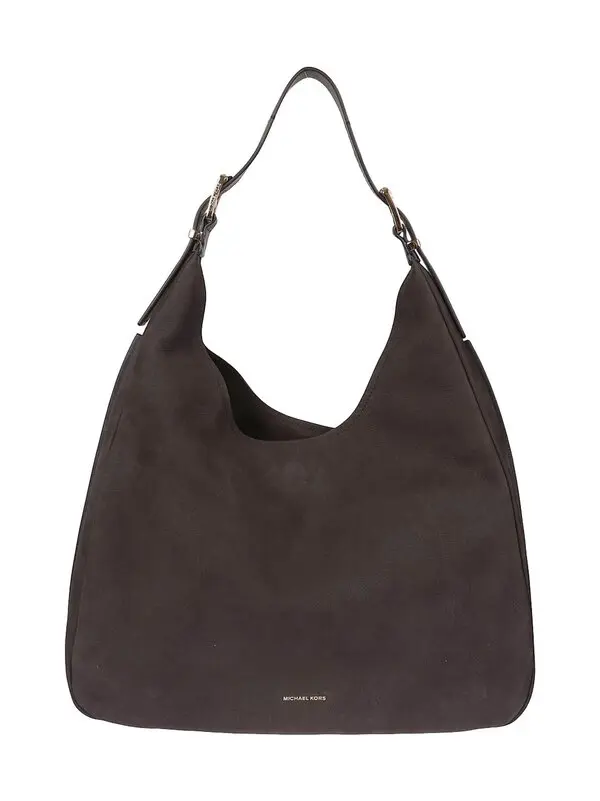 Michael Kors Nolita Large Nubuck Leather Hobo Bag - Brown